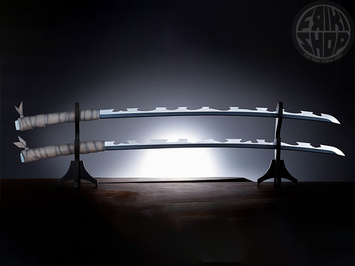Bandai - Proplica Inosuke Hashibara's Nichirin Swords - Demon Slayer ...