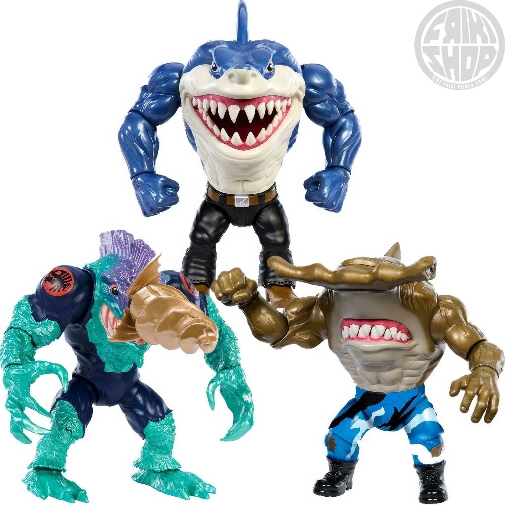 Ripster-Jab-Slash - Street Sharks 30th Anniversary 3-Pack - Mattel ...